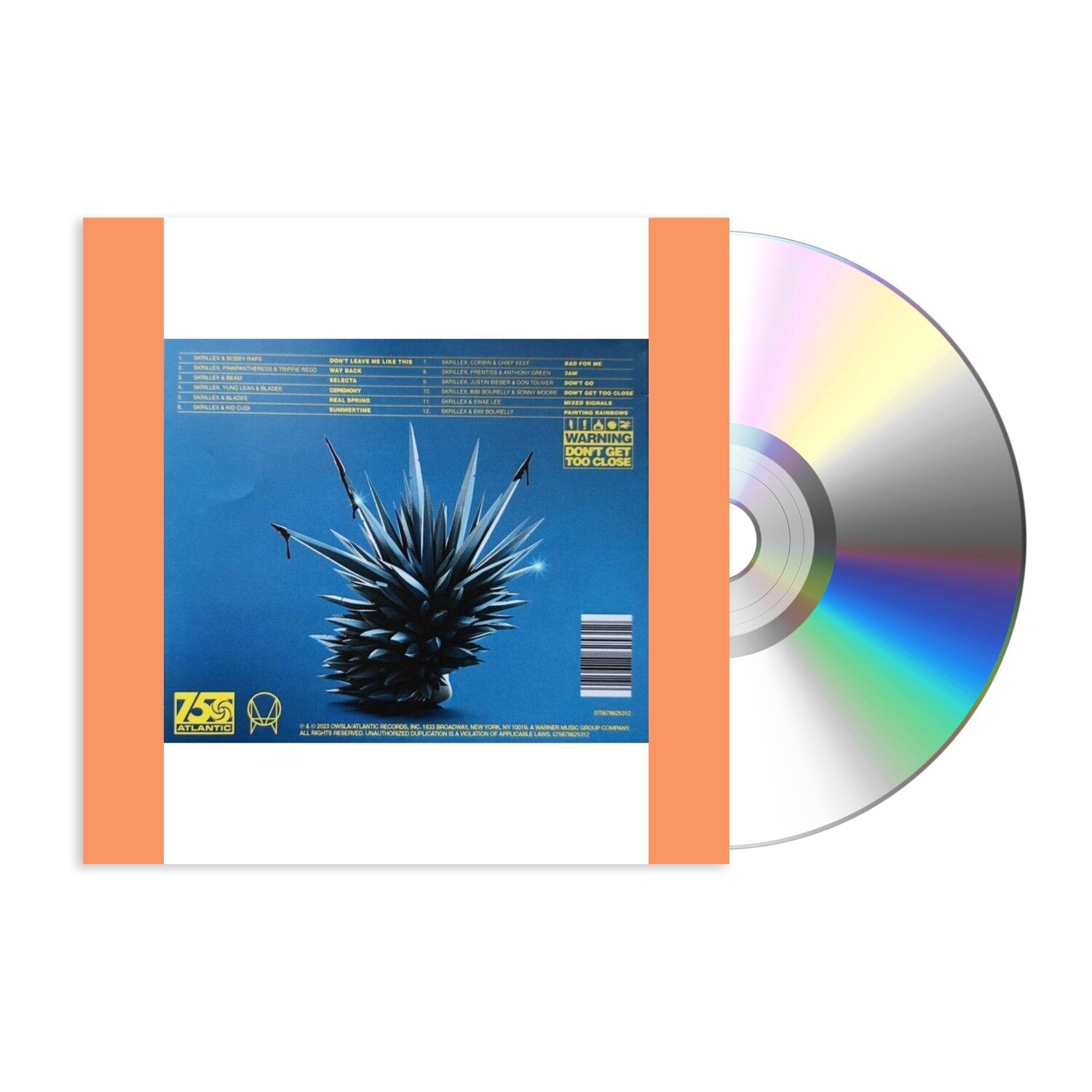 Музыка CD пластинка Skrillex - Don't Get Too Close CDr, Album совершенно новый и еще запечатанный