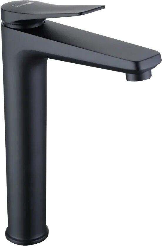 Смеситель для раковины Lemark Bronx LM3709BL черный, матовый, кран для ванной в раковину, из латуни, рычажный, с керамическим картриджем, с донным клапаном