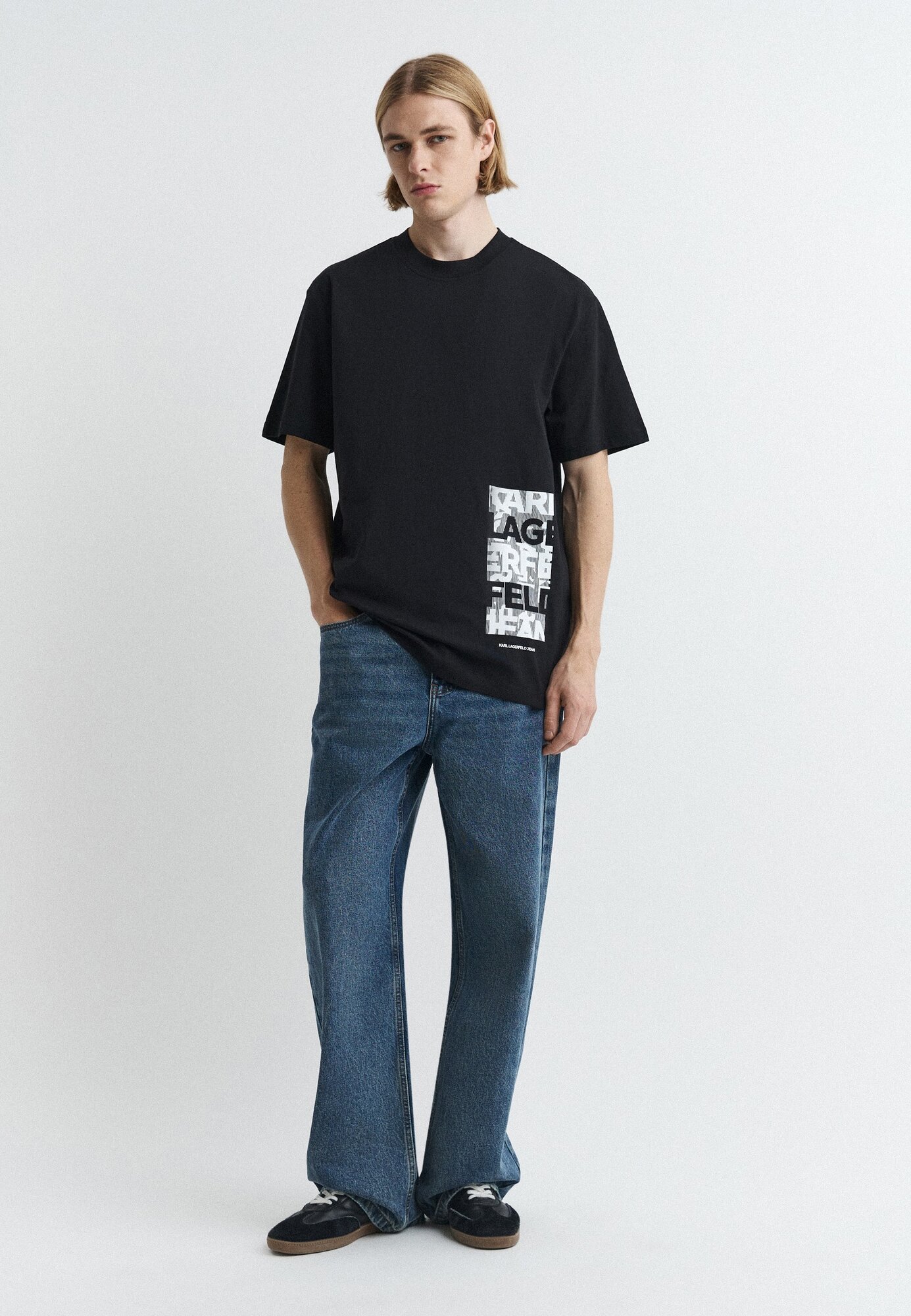Футболка KARL LAGERFELD JEANS, 1 шт., размер XL, черный — фото 1
