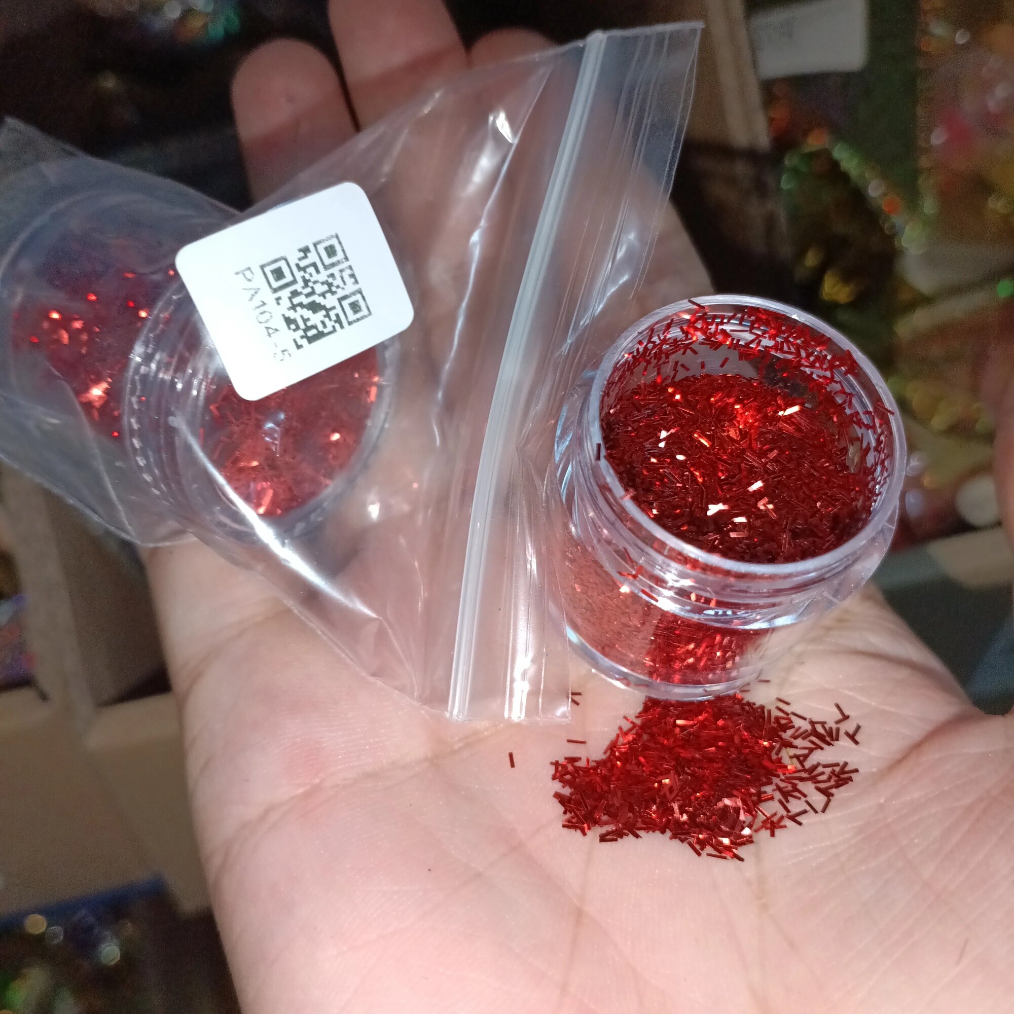 Серебряные голографические блестки для ногтей, 0,3 г NO05