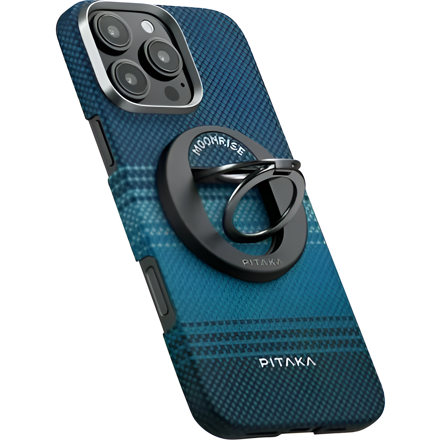 Чехол PITAKA Case для iPhone 16 Pro 6.3, (Moonrise) Ultra-Slim Case+Магнитное кольцо MagEZ Grip3, (Moonrise)