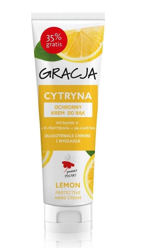 Крем для рук Gracja защитный, лимон, 100 мл