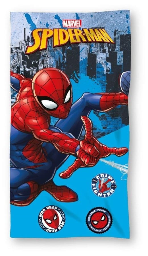 Полотенце для ванной Faro Spider-Man, синий, 70x140 см