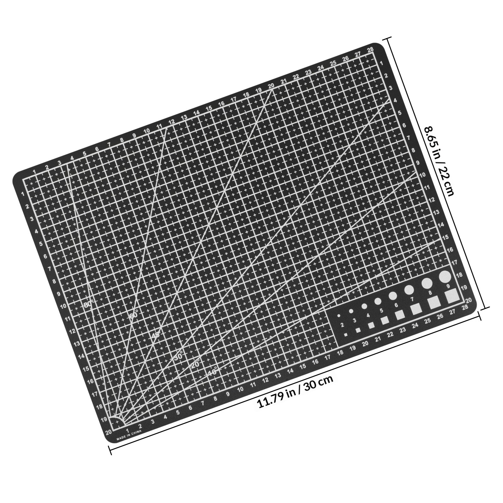 Двусторонний Резак Для Творчества И Шитья С Точными Мерками 30.0 X 22.0 X 0.1 Cm