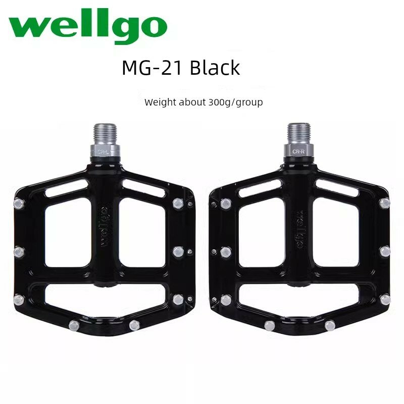 Vigor Xpedo MG-21 Велосипедные педали из магниевого сплава с подшипником для горного велосипеда - Черный