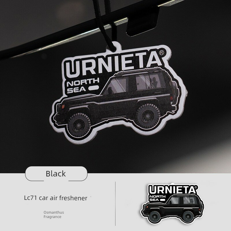 URNIETA Ароматический диск для автомобиля LC71, черный цвет, аромат османта