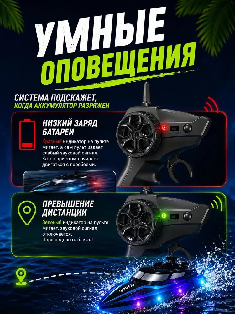Катер на радиоуправлении для воды