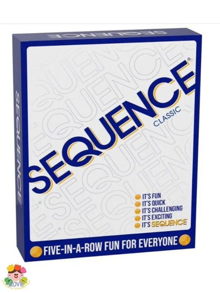 Настольная игра SEQUENCE. Логическая стратегия для компании и семьи, 2-12 игроков