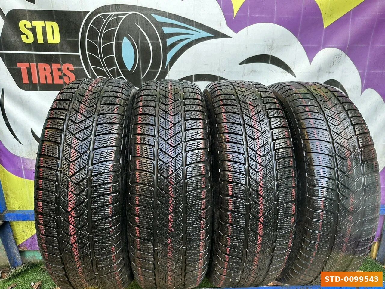 Комплект (4 шт) зимних БУ шин Pirelli Winter Sottozero 3 225/60 R18 30% износ 8470466608