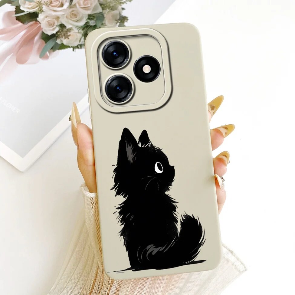 Чехол для Realme C51 RMX3830, чехол для Realme C53 RMX3760, Черный, TYbai2304, For Realme C53
