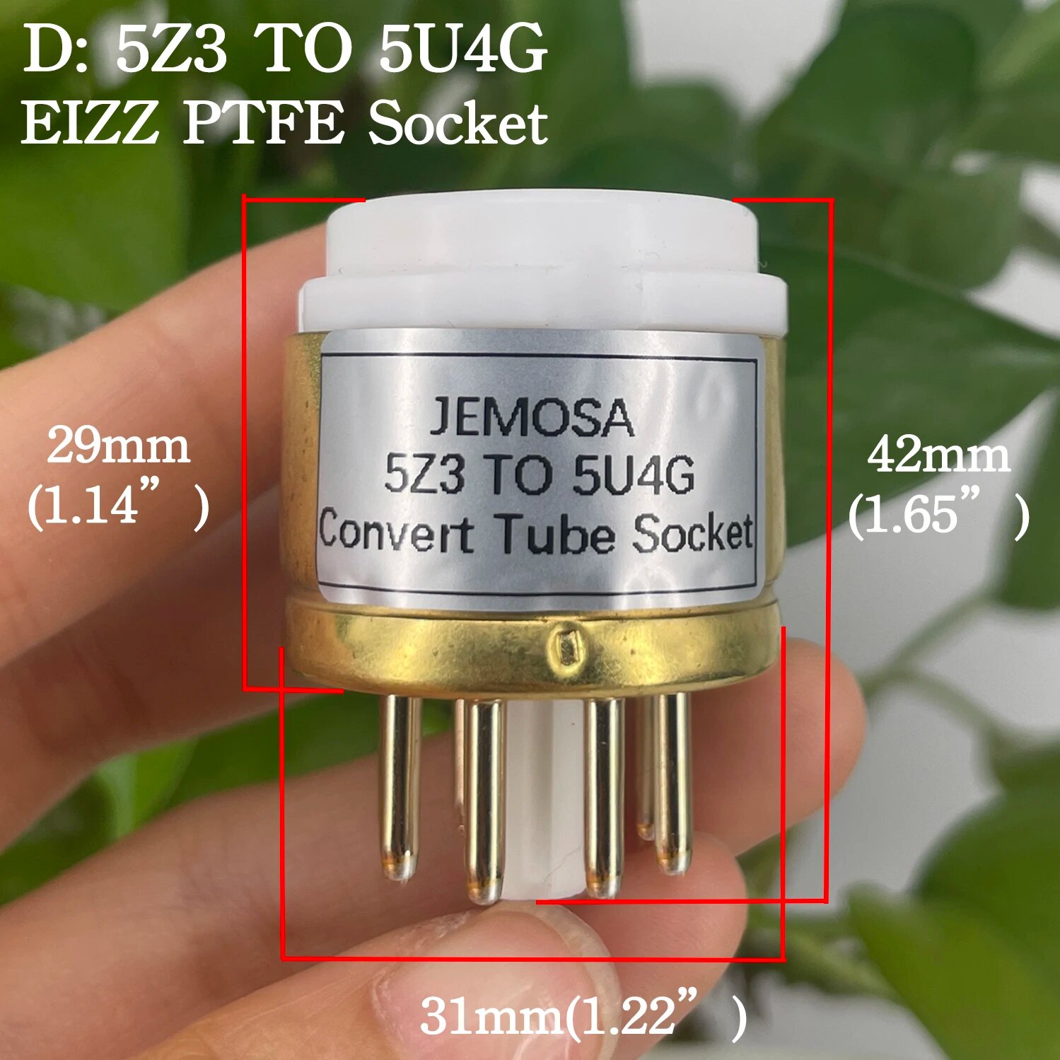 JEMOSA переходник 5Z3 на 5U4G D 5Z3 TO 5U4G