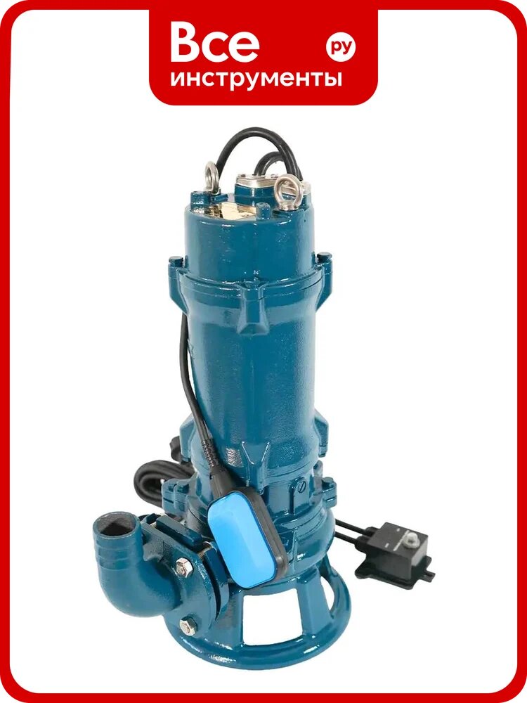 Фекальный насос Unipump FEKAMAX 15-13-1.5, чугунный корпус, 1500Вт, 450л/мин