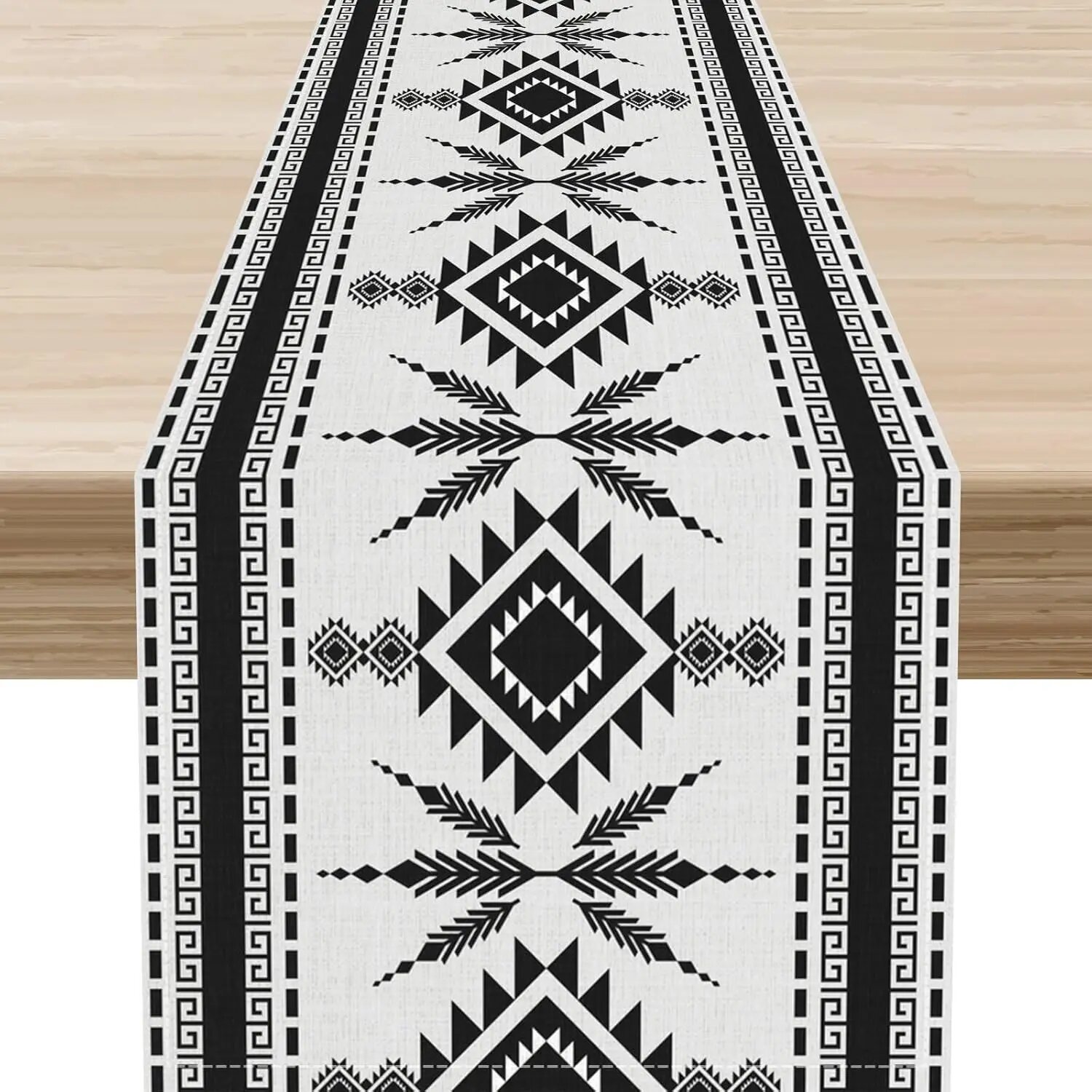 Льняная скатерть-дорожка Aztec Southwest