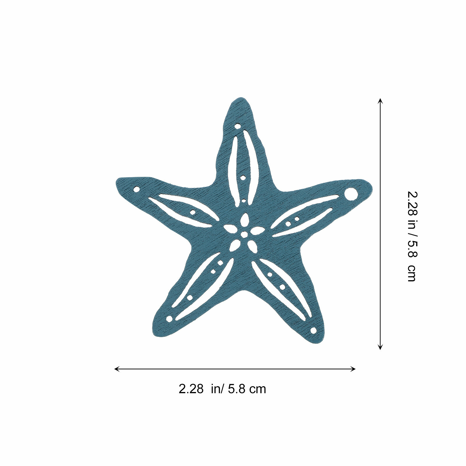 24 Штуки Деревянные Украшения Для Творчества Безопасные И Экологичные Размер 5 8X5 8Cm