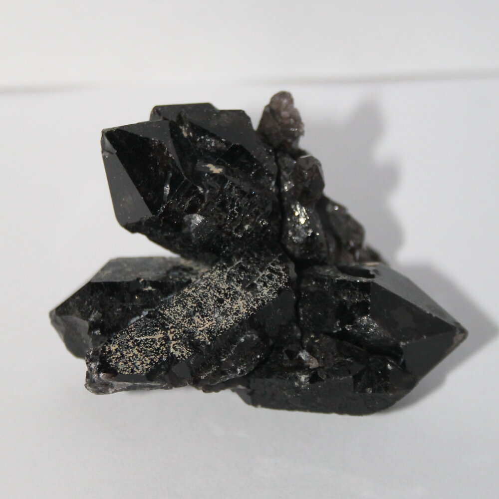 Черный кварц кристалл, морион, коллекционный образец "True Stones"
