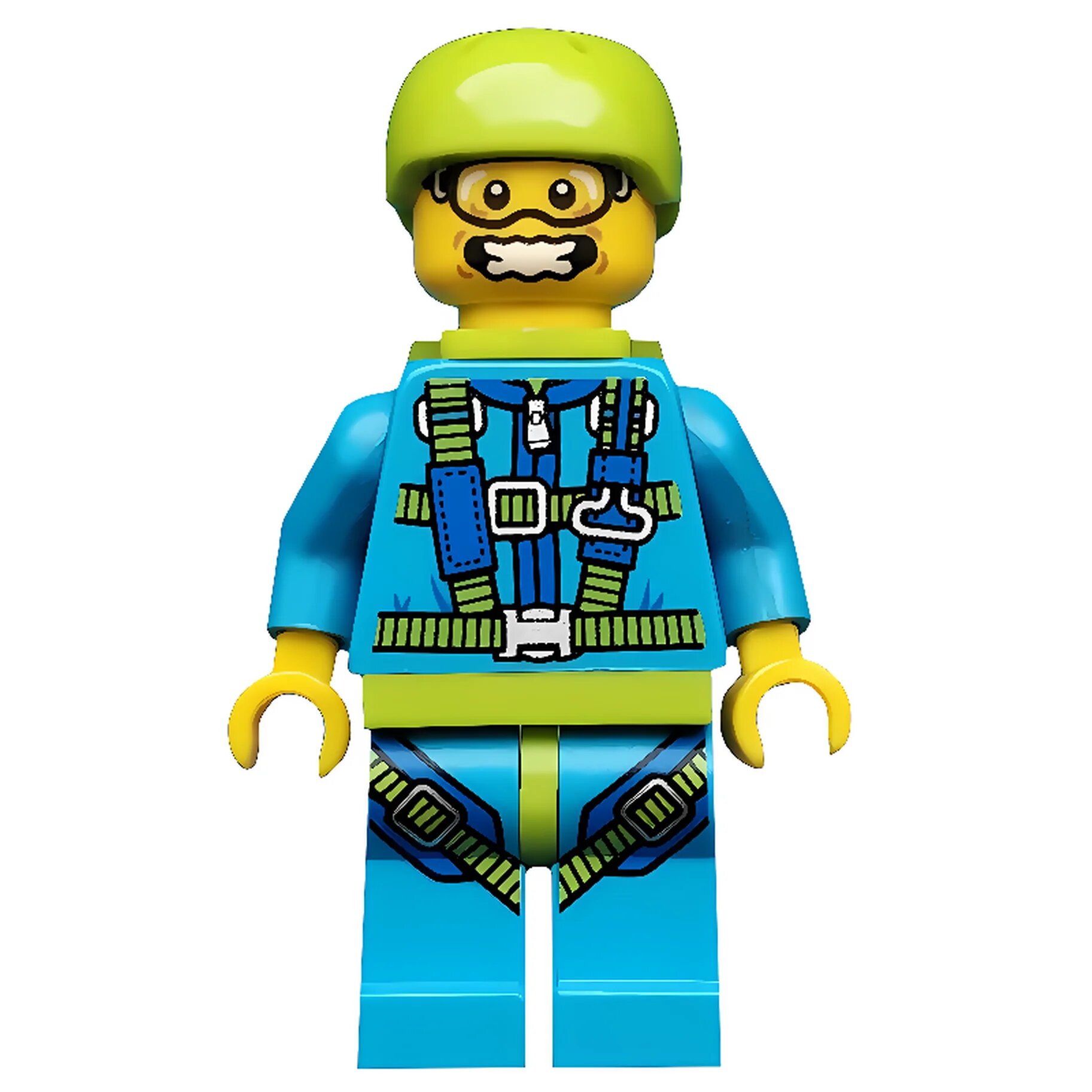Минифигурка Lego Collectible Minifigures Skydiver, Series 10 (Minifigure Only without Stand and Accessories) col150 N