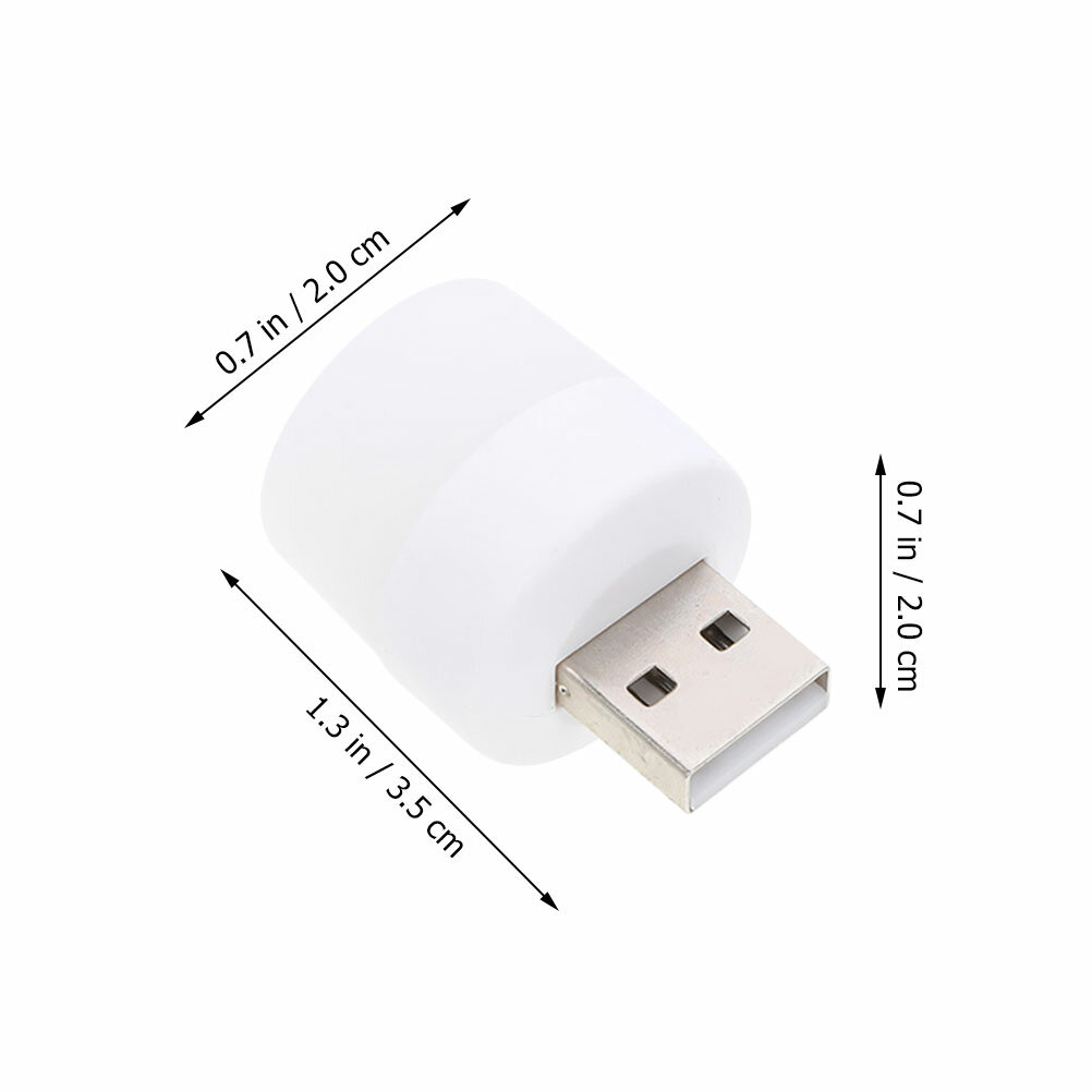 6 Шт USB LED Подсветка Переносные Мини Лампы Ночники Белого Цвета 3 50X2 00X2 00CM
