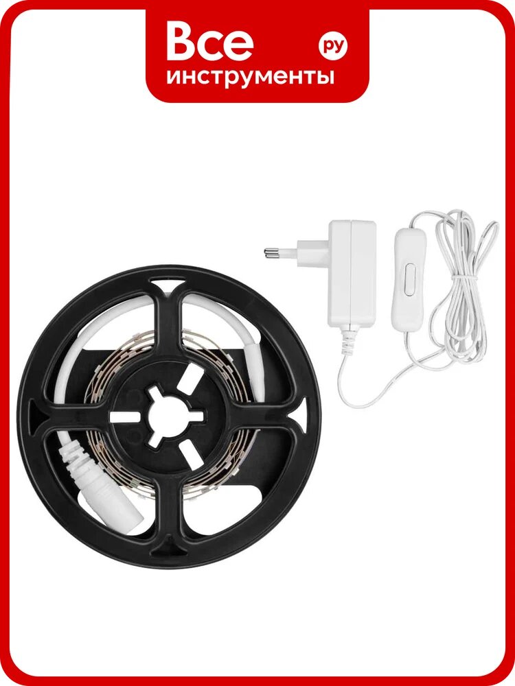 Комплект светодиодной ленты TDM ELECTRIC SMD2835-60 LED/м-12 В-4,8 Вт/м-IP65-6000 К 1 м, 6 Вт SQ0331-0234