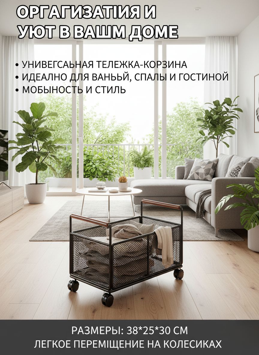 Корзина для белья 1 шт, корзина для белья черного цвета, размеры 38 на 25 на 30 сантиметров