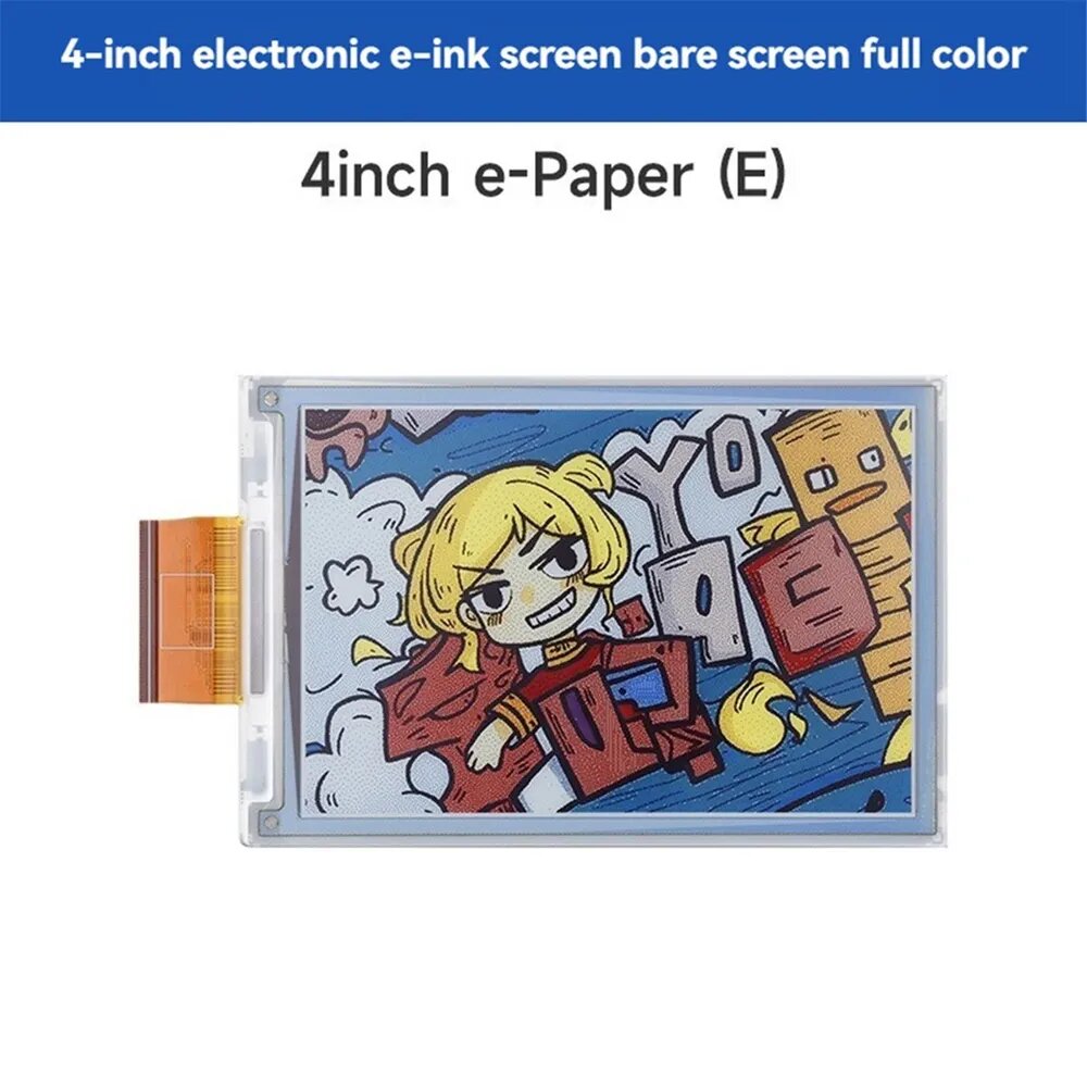 4-дюймовый полноцветный E-Ink E-Paper дисплей