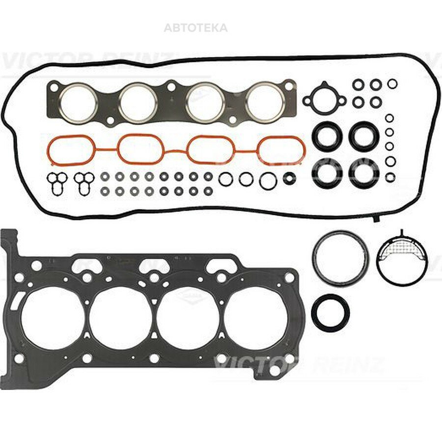 Прокладки двигателя комплект TOYOTA AURIS/COROLLA/AVENSIS 07- ГБЦ 1.6/1.8/2.0 1ZRFE/2ZRFE/3ZRFE VICTOR REINZ 025402501