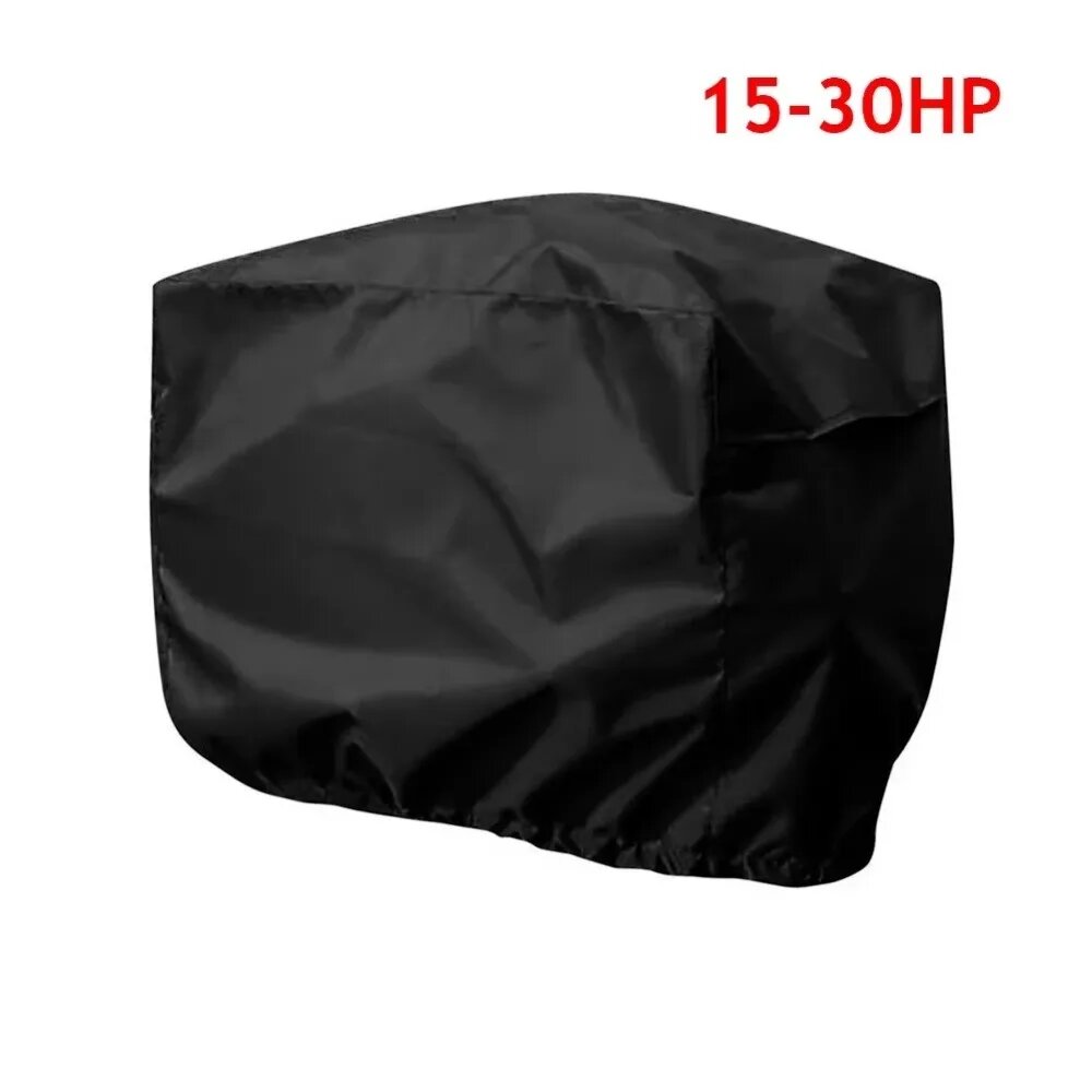 Чехол для лодочного мотора Oxford 210D серебристый/черный 15-150 л. с. 15-30HP Black