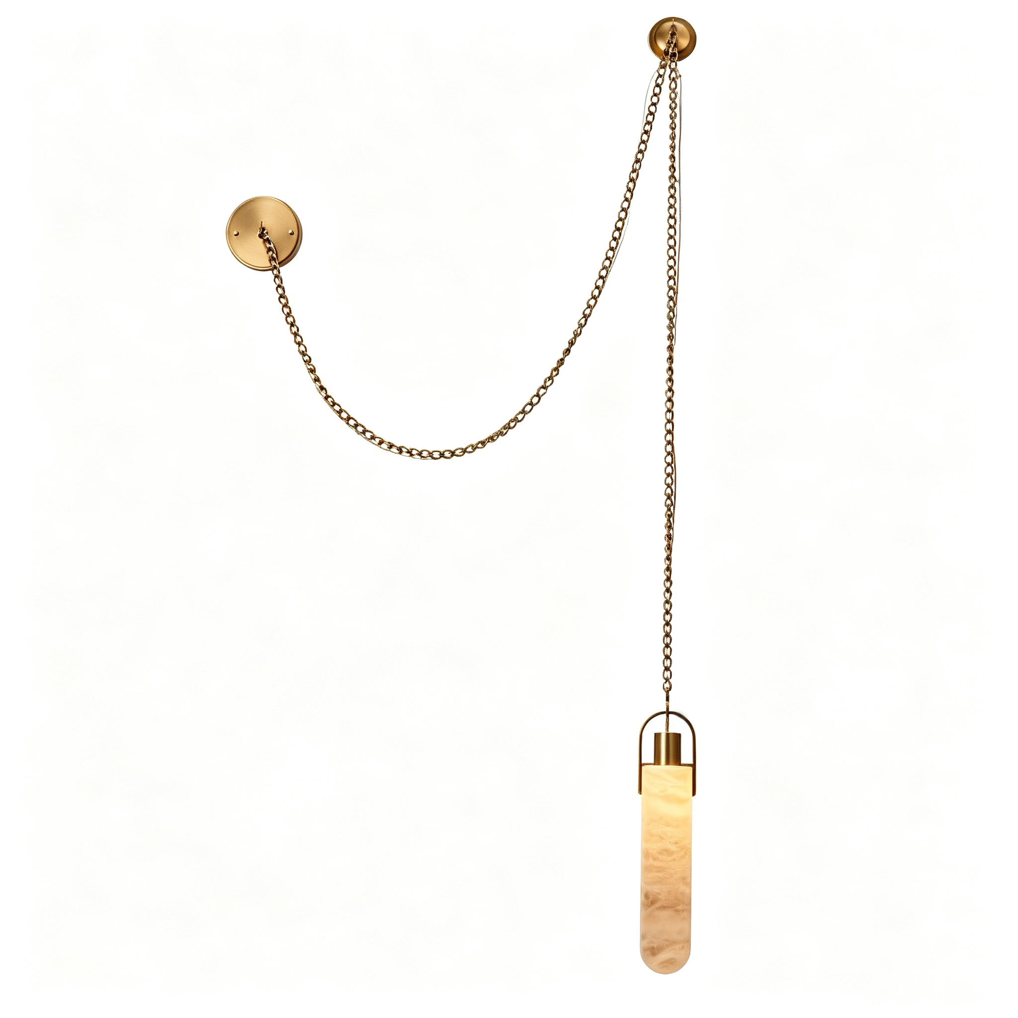 Подвесной светильник Delight Collection 26504P 26504P Brass / White Alabaster 26504P, Белый/Латунь, E27