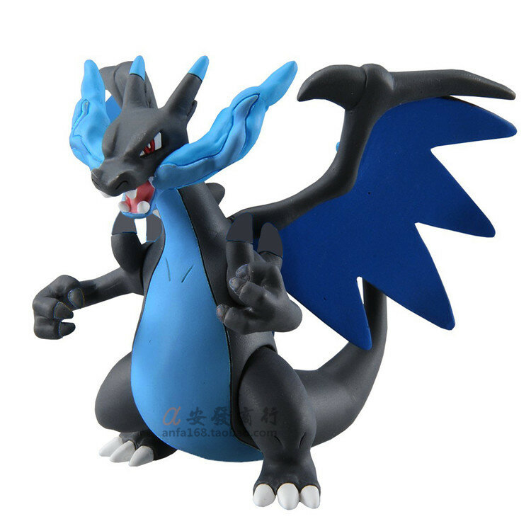 Mega Evolyutsiya Charizard X Artikulirovannaya Akshn Figr, Eksklyuzivnaya Dlya Klientov iz Taiwan, 6 sm Kollektsionnaya