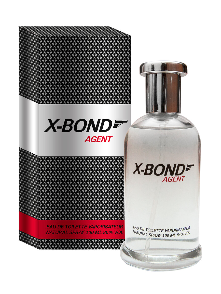 X-Bond/Туалетная вода мужская X-Bond Agent, 100мл/Парфюм мужской, парфюм, мужской, духи, одеколон, туалетная вода, парфюмерия, для мужчин , подарок