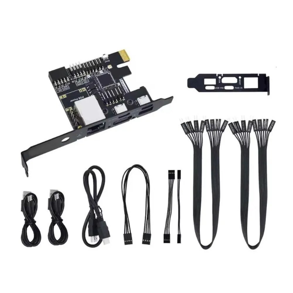 KVM-PCIe комплект, - Нет POE, Нет Wi-Fi