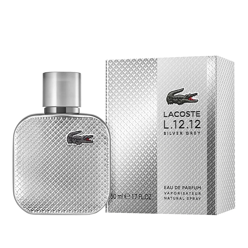 Лакост Л 12.12 Сильвер Грей парфюм мужской 50 мл - Lacoste L 12 12 Silver Grey
