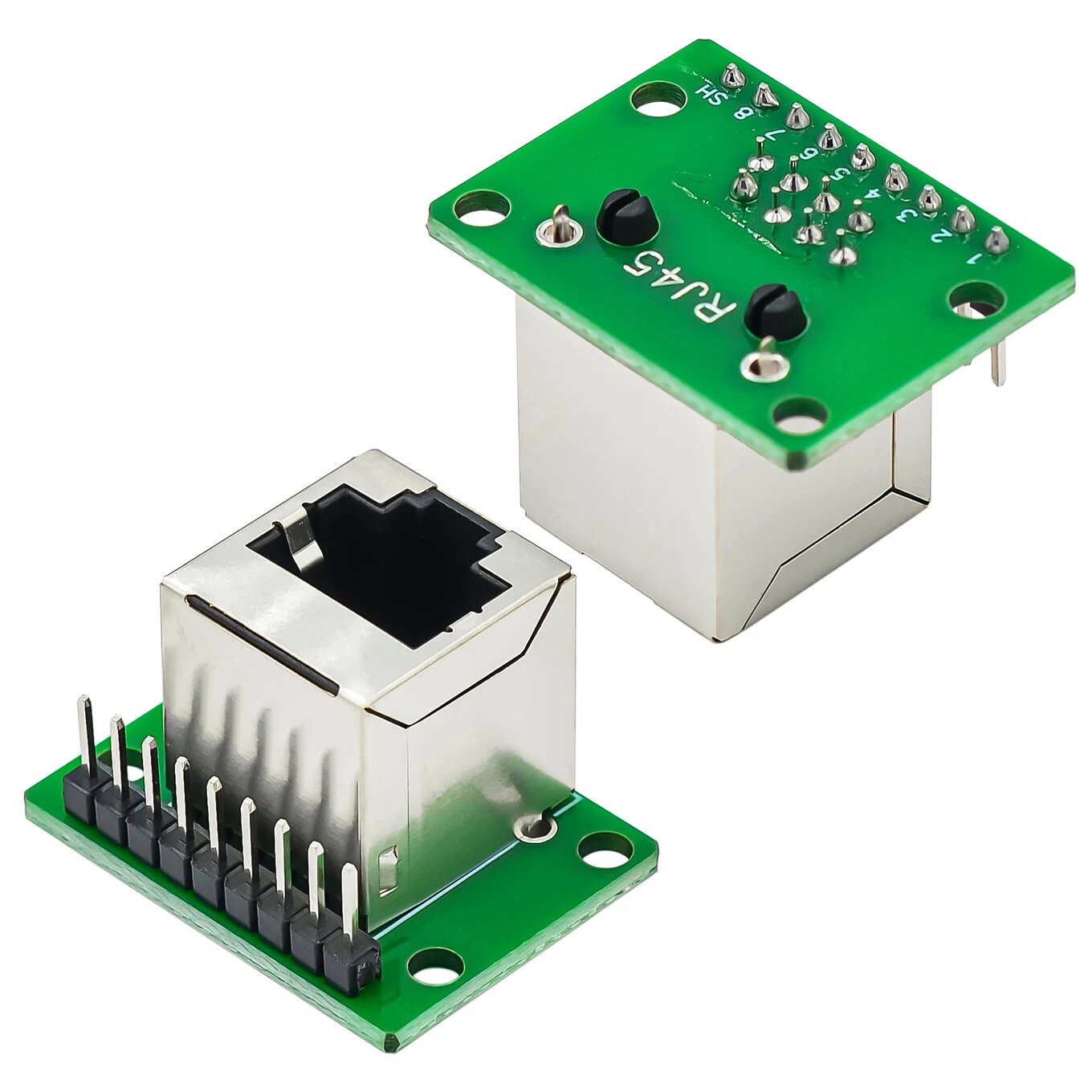 RJ45 розетка настольная, прямая
