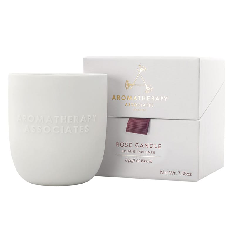 Массажная свеча Aromatherapy Associates Rose Candle Свеча из веганского воска 200 г