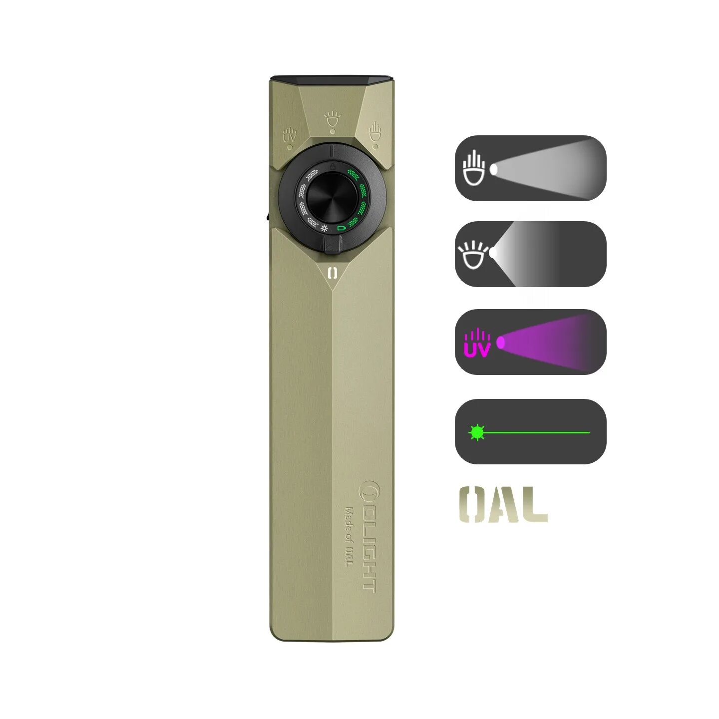 Фонарь OLIGHT Arkpro Ultra EDC, плоский, перезаряжаемый, портативный, 1700 люмен, с белым светодиодом