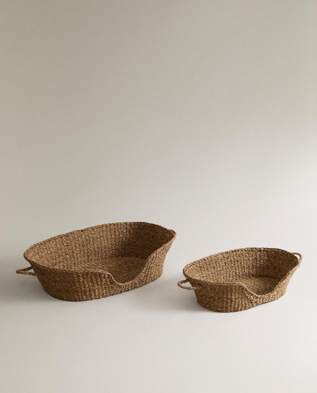 Корзина для хранения ZARA HOME лежанка для животных из морской травы, jasnobe owy, 15 x 38 x 63 см 3350/049/052-2