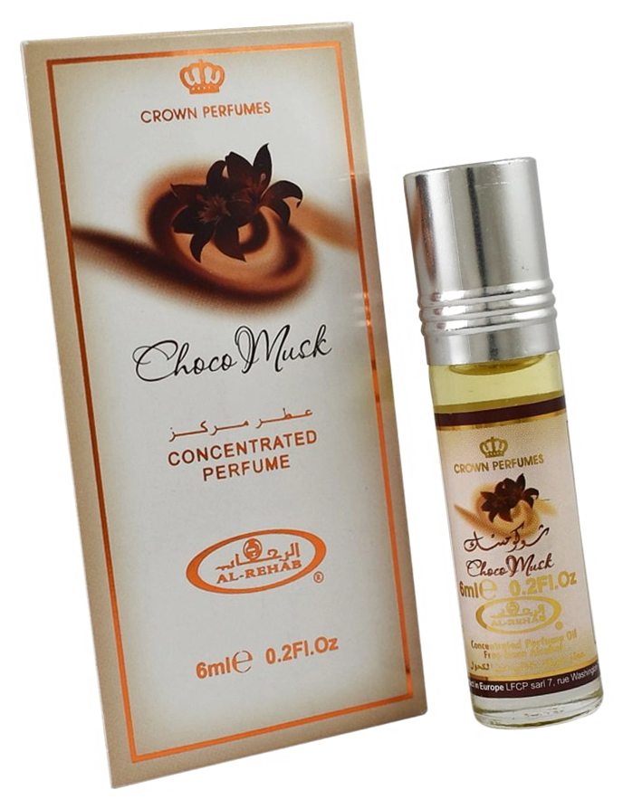 Масляный роллер Al Rehab Choco Musk 6 мл / Аль Рехаб Чоко Муск унисекс