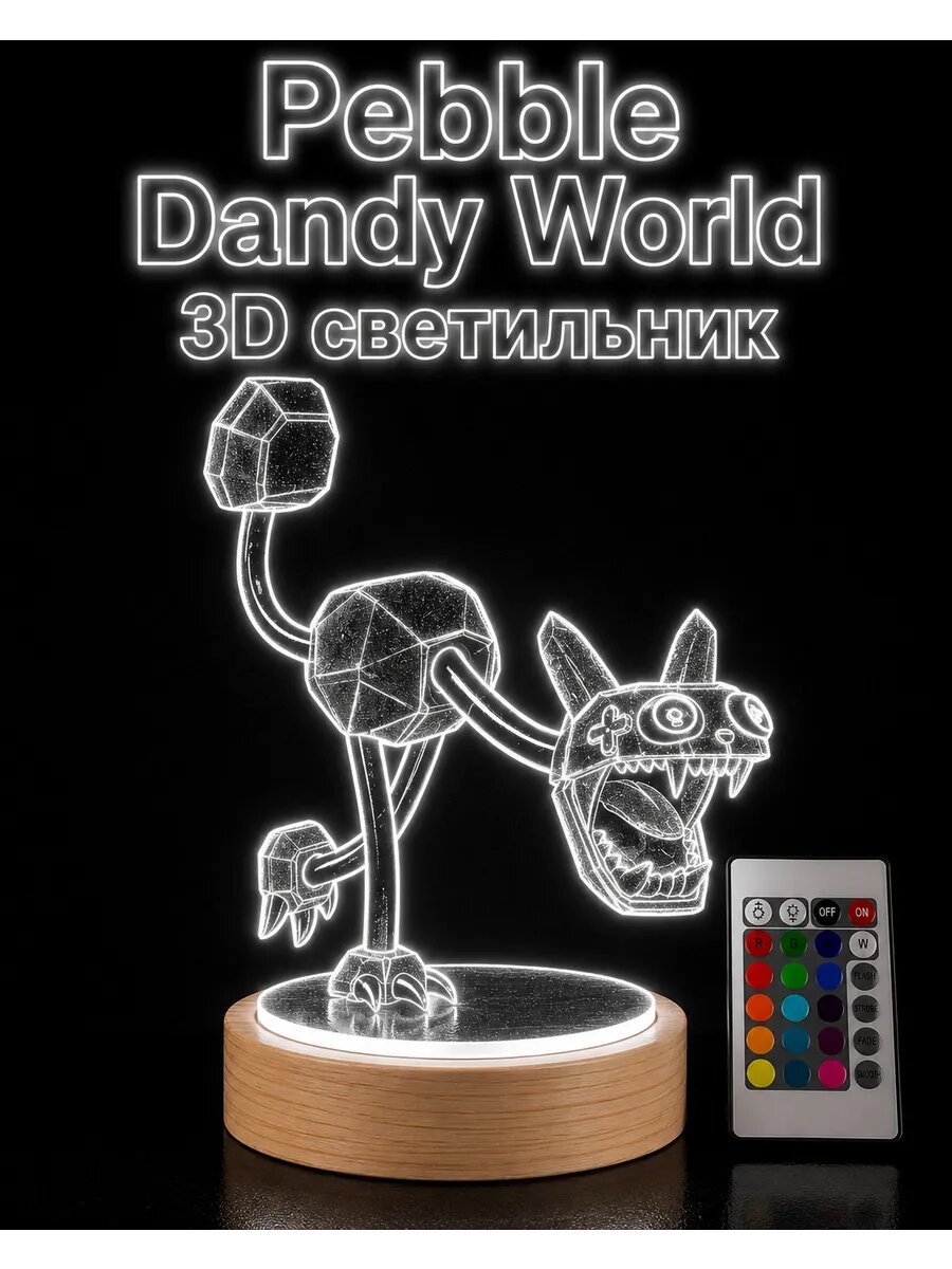 Пеббл Твистед Мир Денди Ворлд фигурка / Pebble Dandy World