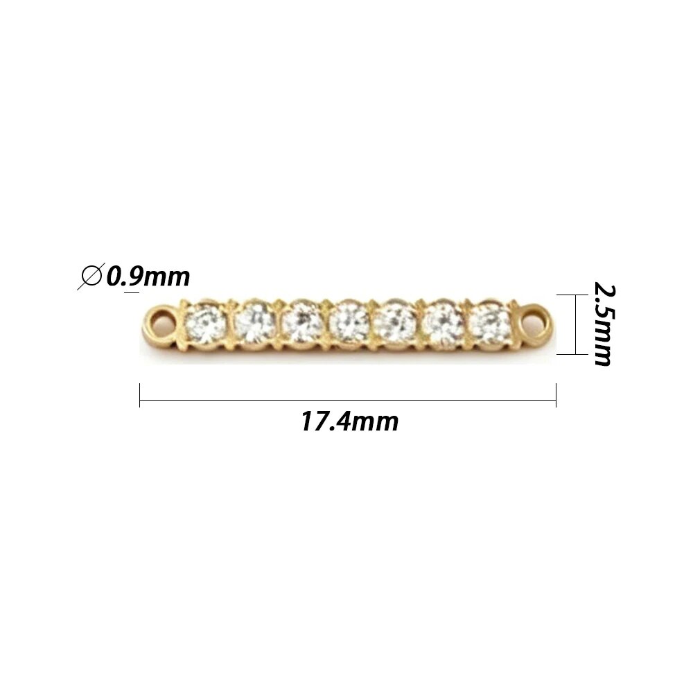 Соединительные элементы для украшений Gold Filled SobreJoyas 14K желтого цвета 5 pieces, Style A