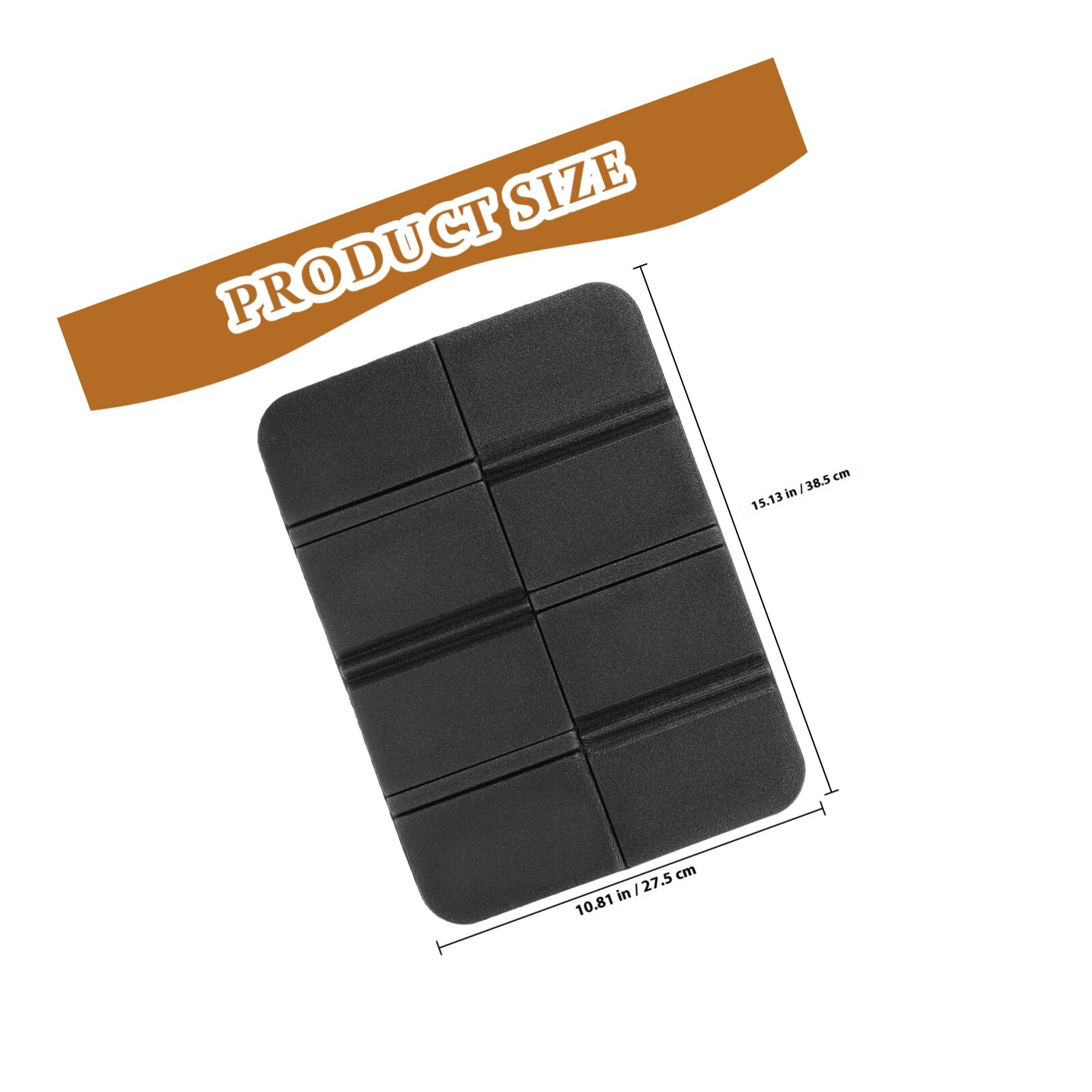 Пикниковый Коврик Складной Для Отдыха На Природе Размер 38.50X27.50X0.80Cm Цвет Black