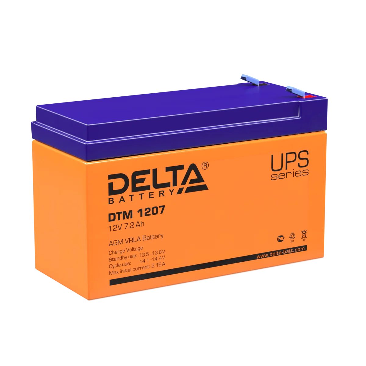 Аккумуляторная батарея Delta DTM 1207