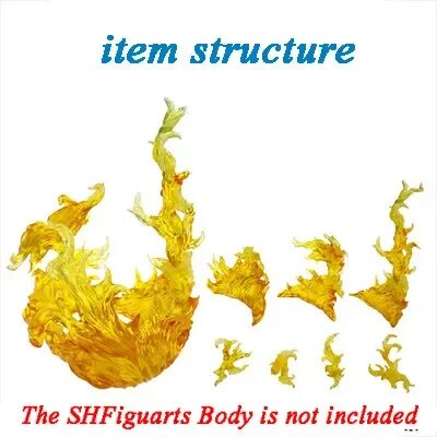Фигурка Tamashii Flame Impact Effect Model Kamen Rider Yellow 1 Set
