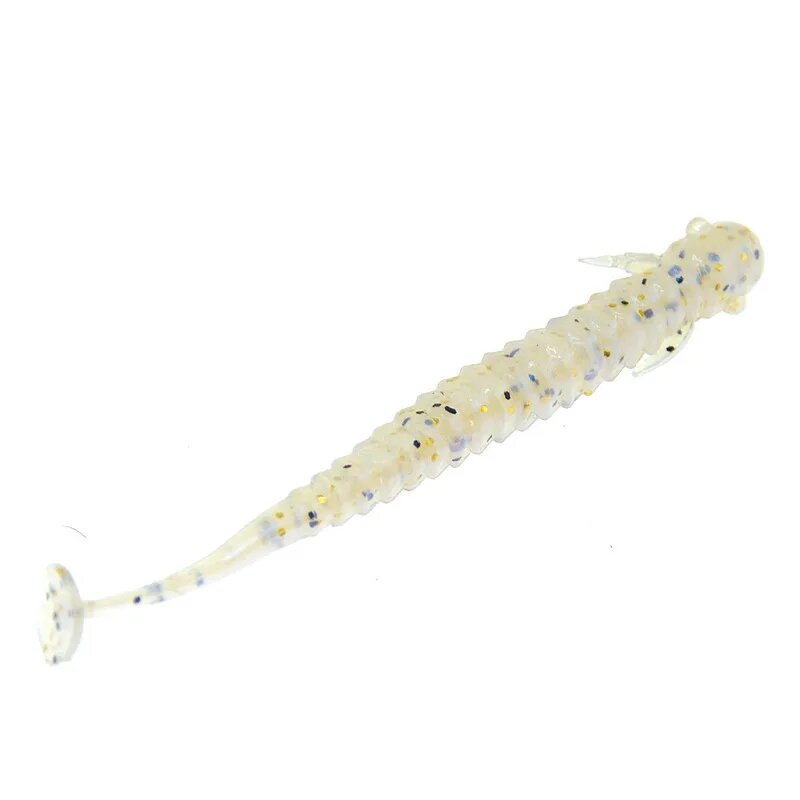 Искусственные приманки WLDSLURE, имитация червя, 8 см, 2 г, 6 шт. Pearl White