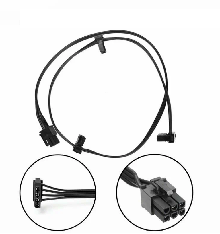 Модульный кабель GPU PCIe 8Pin, EPS12V CPU, 24Pin, SATA, Molex Perif 4Pin для блоков питания AX1500i, AX1200i, AX860i, AX760i