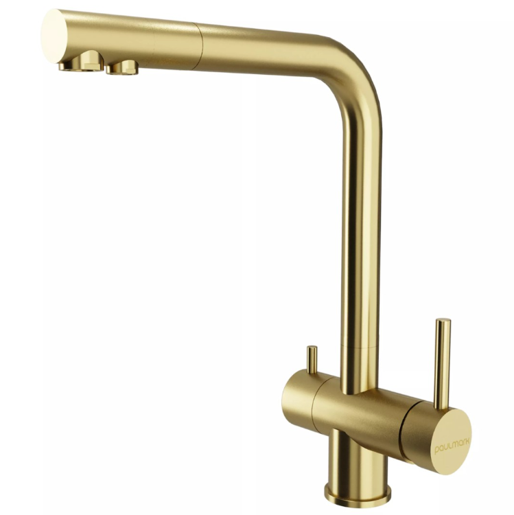 Смеситель Paulmark Skalen Sk213020-LG (светлое золото)