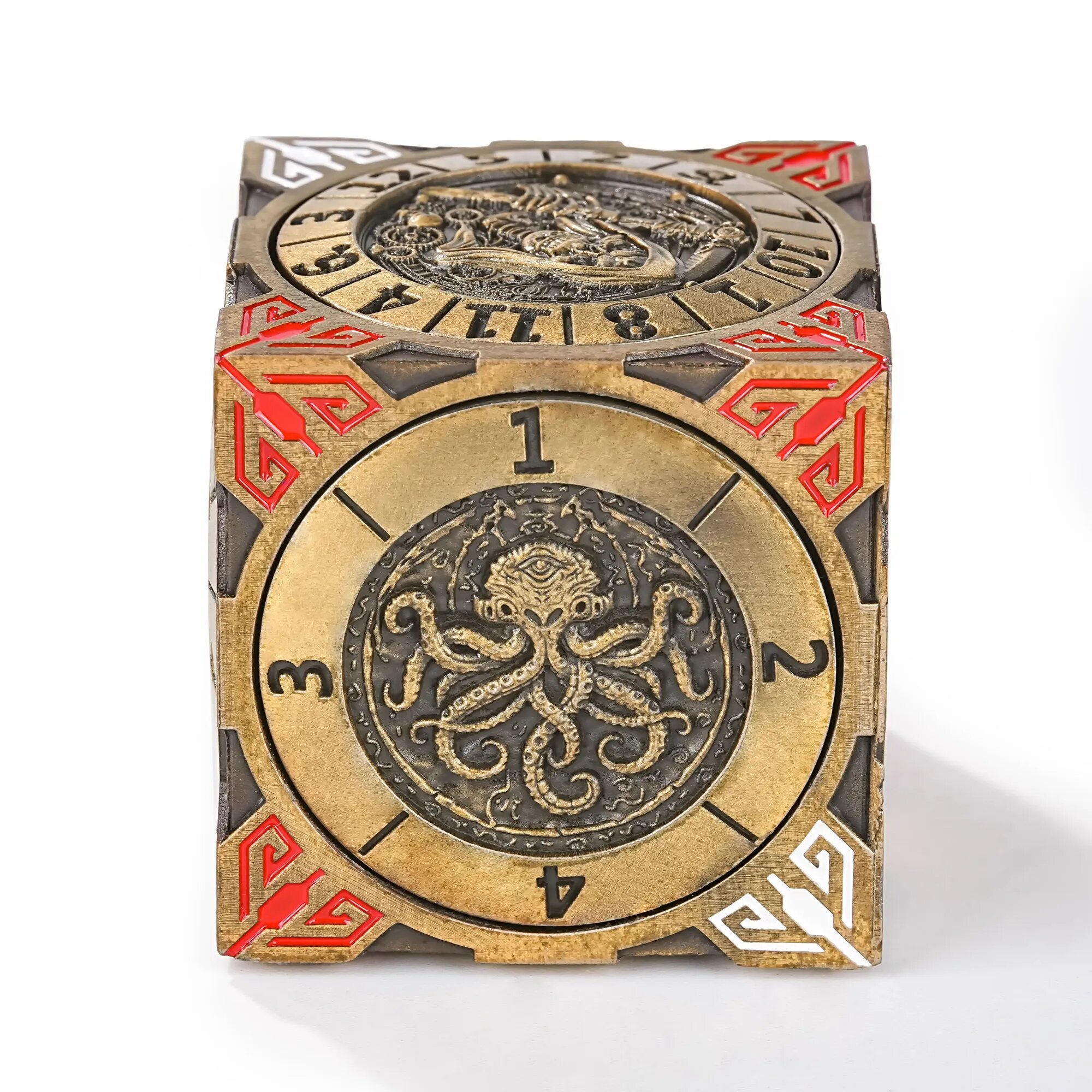 Металлические кости DND 7 в 1 (D4-D20) вращающийся кубик-спиннер для Dungeons & Dragons и НРИ