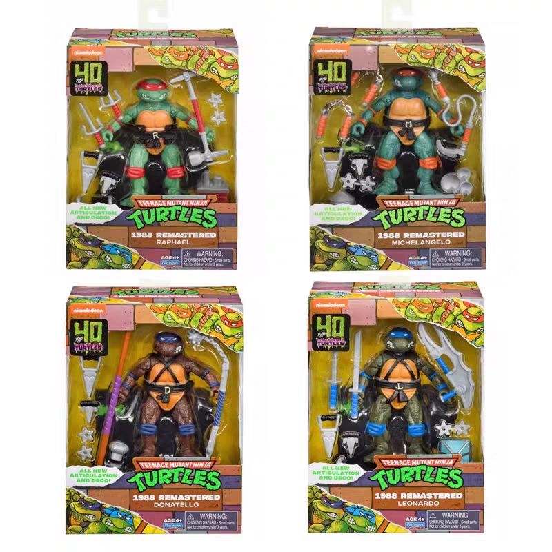Teenage Mutant Ninja Turtles, Переиздание к 40-летию 1988 года, Игрушки Playmates