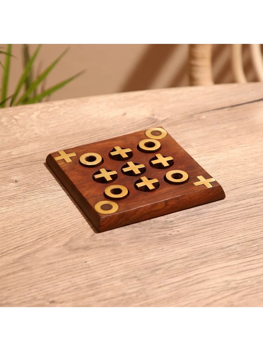 Игра настольная "Крестики-нолики" 12,5х12,5х1 см