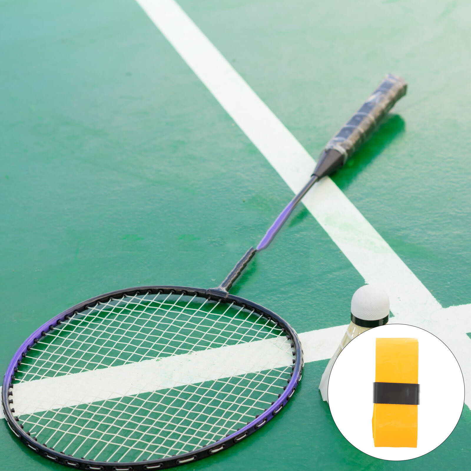 ТENNIS Racket Overgrip Лента Для Бадминтона Антискользящая Лента Для Ракеток Размер 110 00X2 50X0 05CM Оранжевый