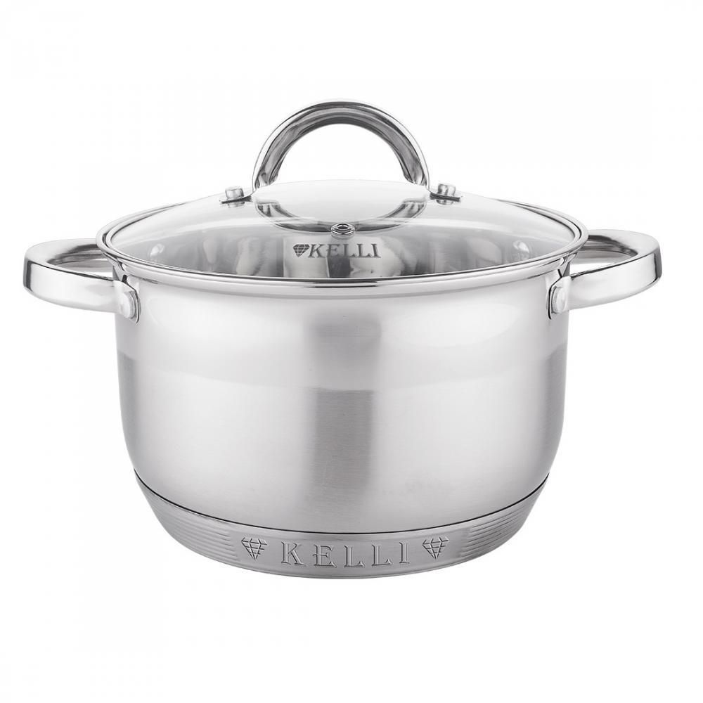 Кастрюля Kelli KL-4712-16, 2.1 литра