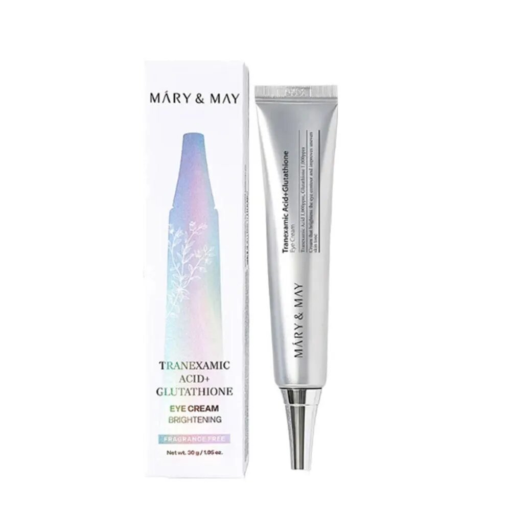 MARY & MAY Крем для век с транексамовой кислотой и глутатионом, 30 г